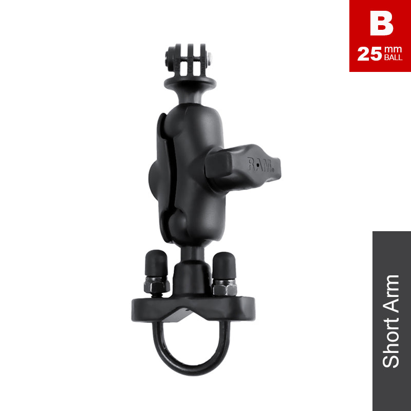 RAM 13mm-32mm U-Bolt Handlebar GoPro Action Camera Mount Kit – MOTOGPS AU