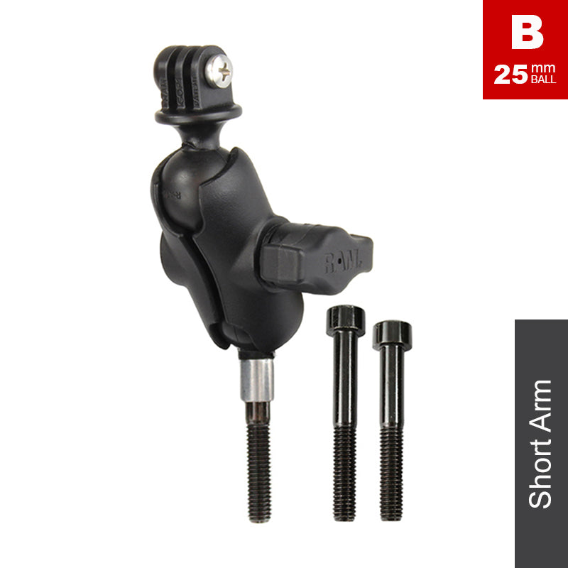 RAM M8 Handlebar Clamp Bolt GoPro Action Camera Mount Kit – MOTOGPS AU