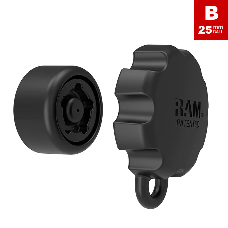 RAM Mounts 5-Pin Lock Security Knob for B Size Arms – MOTOGPS AU